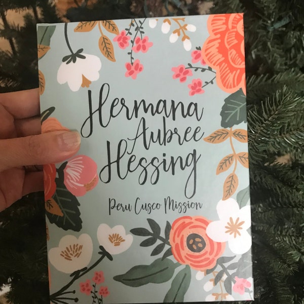 Custom Mission Map Journal, Personalized Name Notebook, Missionary ...