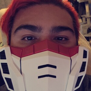 Anime Battle Mech Cosplay Mask Made in US Fast Shipping 3D Printed ...