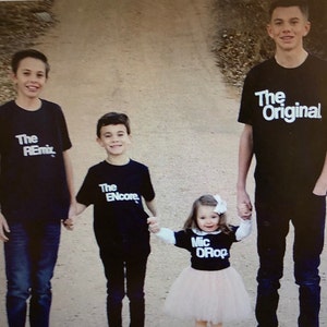 Family Set of 5 Birthday Shirts Arcade Party DJ Dad Daddy and Me Mama ...