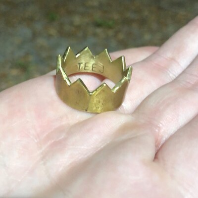 Crown Ring - Etsy