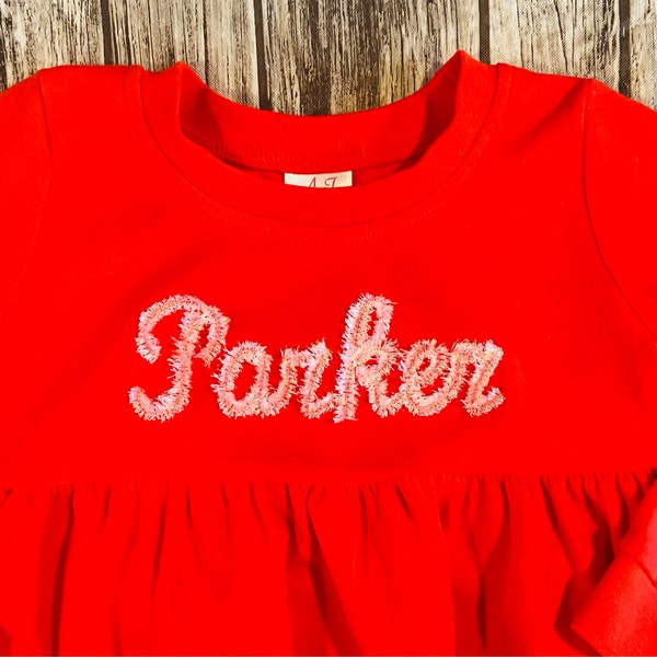 Fringed Handwriting Fluffy FONT Machine Embroidery Designs in Assorted ...