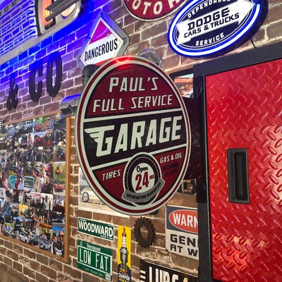 Full Service Garage Double Sided Sign, Custom Garage Signs, Vintage ...