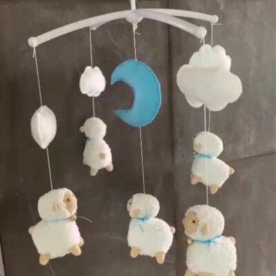 Baby Mobile Sewing Pattern PDF SVG DIY Felt Ornament Moon - Etsy Canada