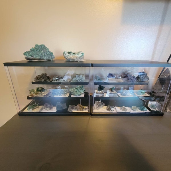 Acrylic Crystal Display Case: Mineral Storage & Organization - Etsy