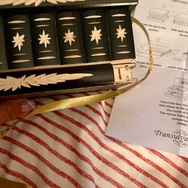 Secret Puzzle Box With a Hidden Compartment Surprise and Delight With ...