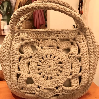 CROCHET PATTERN Super Chunky Giant Pouf Diy Tutorial XL Large Crochet ...