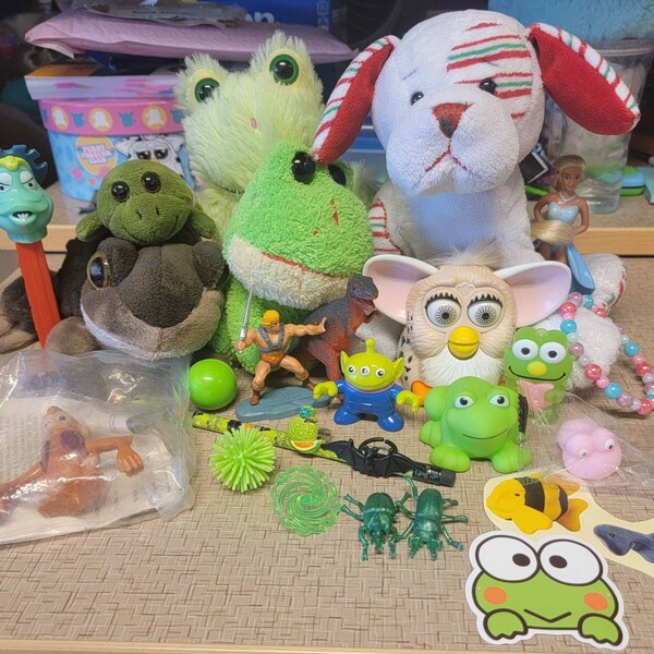 Nostalgia Surprise Box! (stuffed Animals, Toys, Books, Stickers, Etc ...