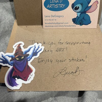 Stitch Inspired Coffee Vinyl Sticker - Etsy