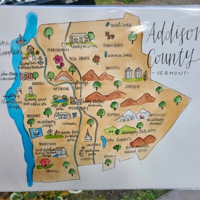 USA Color in Map Digital Printfree SHIPPING, United States Map, Color ...