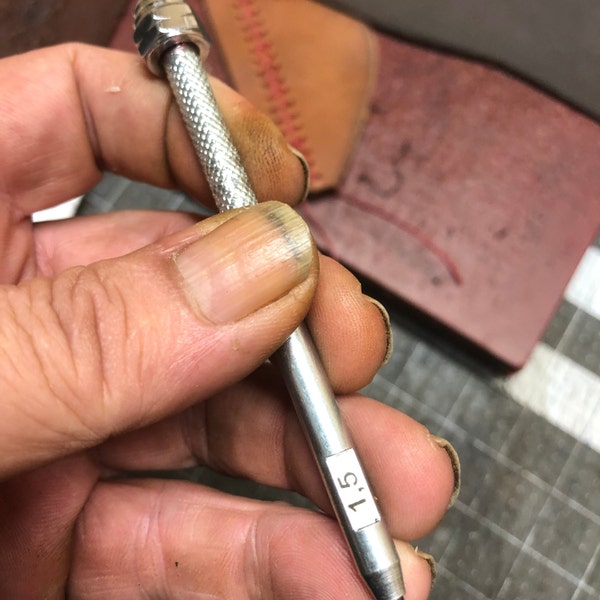 Manually Leather Hole Punch Tools, Round 0mm Hole Stitching Punch for ...