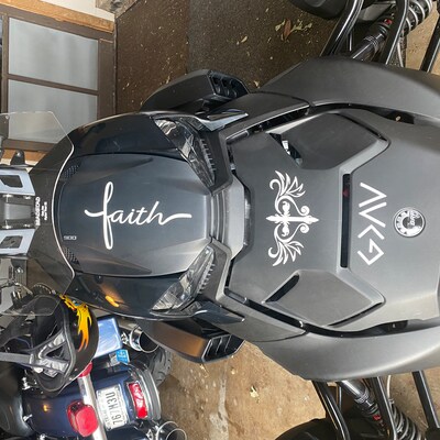Faith Decals Ryker Spyder Motorcycle Custom Vinyl Decal Christian Theme ...