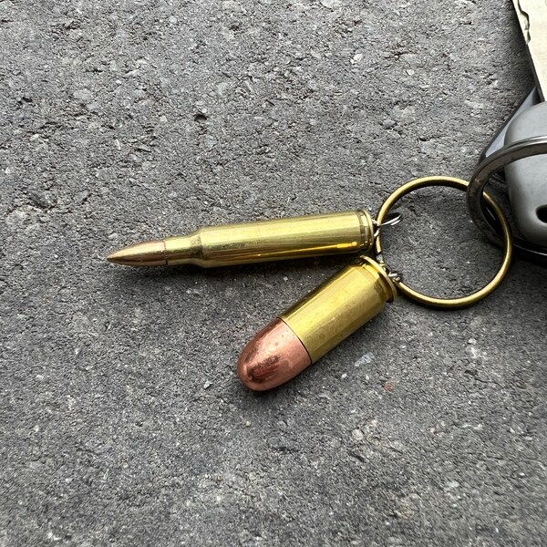 Bullet Key Ring 9mm, 45 or 223 - Etsy
