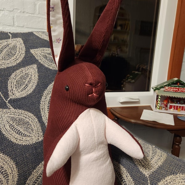 Velveteen Rabbit Sewing Pattern | Bunny Rabbit Stuffed Animal | Soft ...