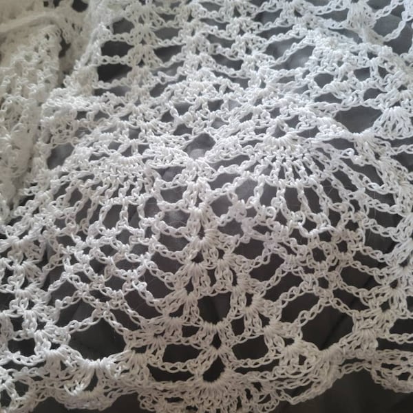 Crochet Cobweb Wrap Pattern: Convertible Pineapple Shawl (PDF Download ...