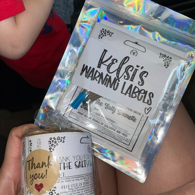 ROLL OF 250 Large Car Freshie Warning Labels, Custom Warning Labels for ...