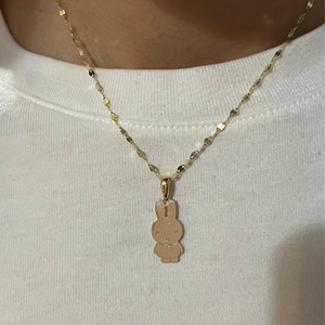 14k Gold Necklace, 14k Gold Chain, Solid Gold Necklace, Solid Gold ...