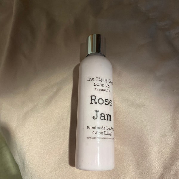 Rose Jam Handmade Lotion - Etsy