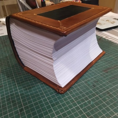 Extra Large 12 X 17 Leather Book Personalized Gift Owl Book Custom A3 ...