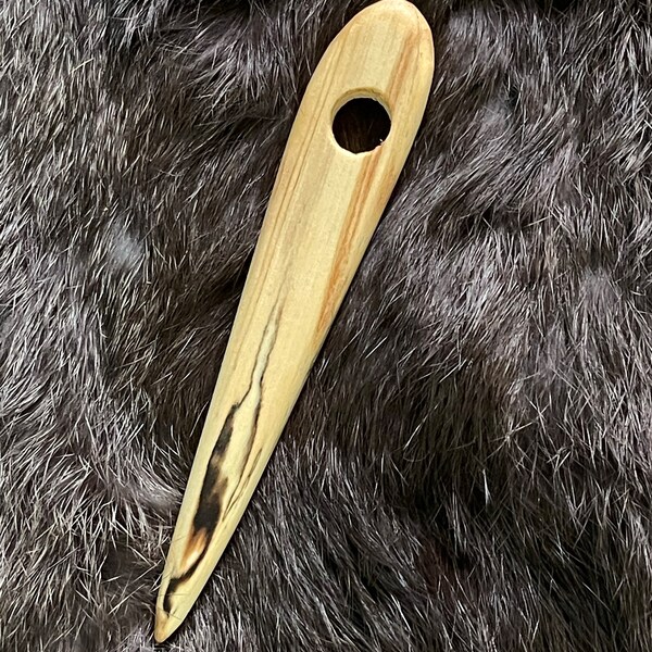 Purpleheart Nålbinding Needle, Wooden Viking Tool, Tapestry Needle - Etsy