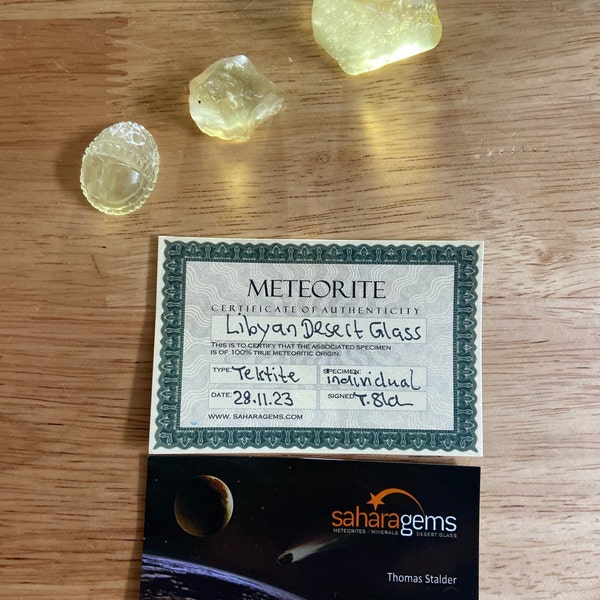 SCARAB Silver Wrapped Libyan Desert Glass Absolutely GEM AAA Quality ...