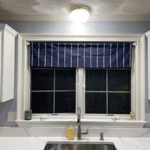 Cancun Aqua Valance Premier Prints Blue Beach House Decor Custom ...