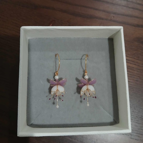 Handcrafted Resin Lily of the Valley Earrings | Unique and Elegant ...