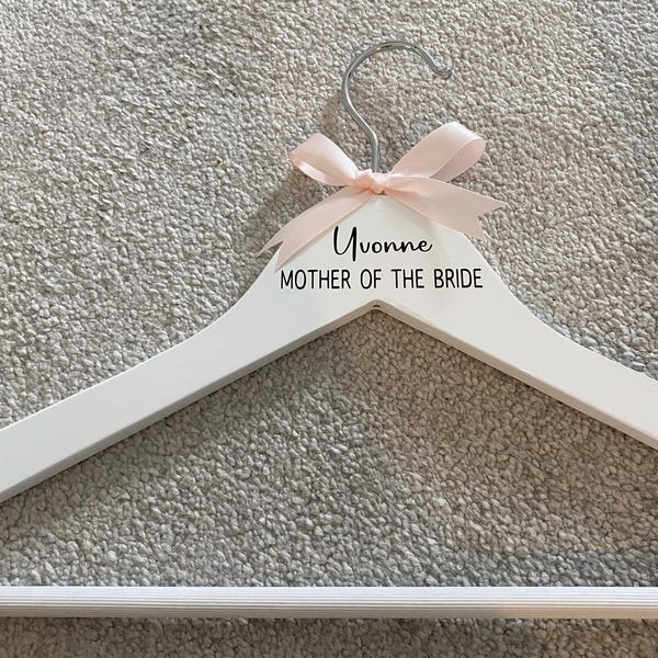 Personalised Wedding Hangers | Bride & Bridesmaid Hanger | Bridal Party ...