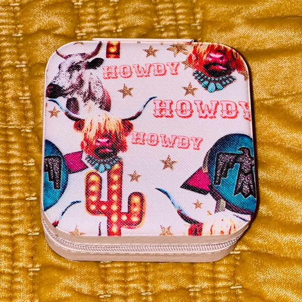 Western Jewelry Box, Western Mother's Day Gift, Retro Rodeo Jewelry Box ...