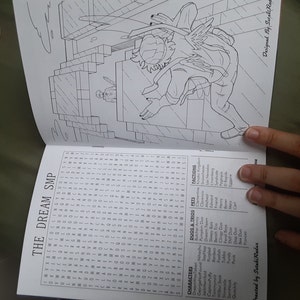 Fan-made Dream SMP Coloring Book DSMP Wilbursoot, Quackity, Tubbo ...