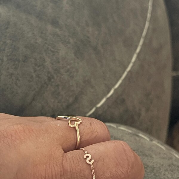 14K Gold Circle Necklace // 14K Halo Ring Necklace in 14K Solid Gold ...