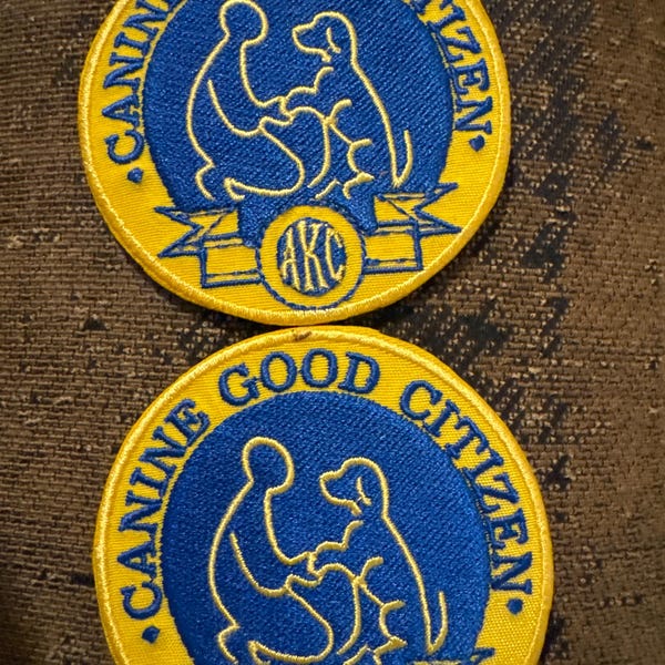 Canine Good Citizen Embroidered Patch Iron-on Dog Breeds Family Pet ...