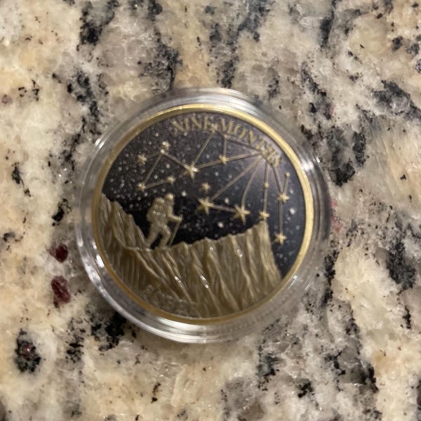 Davy Jones Pirate Coin Majestic Octopus, Challenge Coin Antique Cursed ...