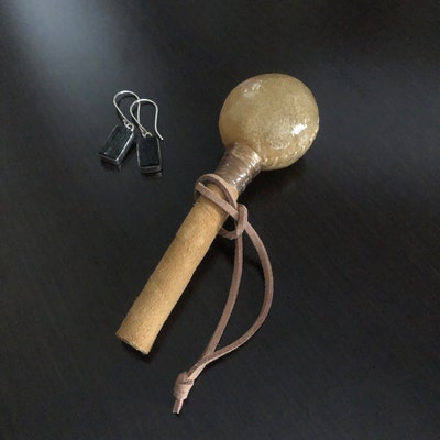 TRADITIONAL PLAINS RATTLE mini Native American, Music Instrument ...