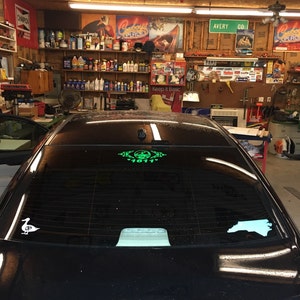 Duck Monogram Car Decal Monogram Duck Car Decal Monogram | Etsy