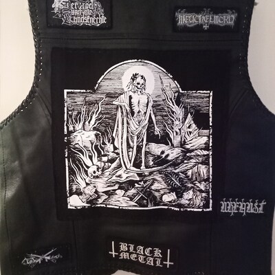 Screen Printed Backpatch the Triumph of Death - Etsy