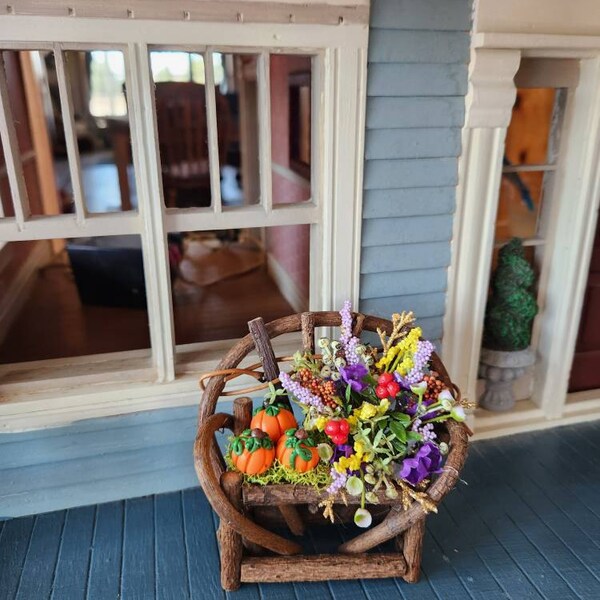 Miniature Draping Rose Window Box/polymer Roses/draping Greenery/6 ...