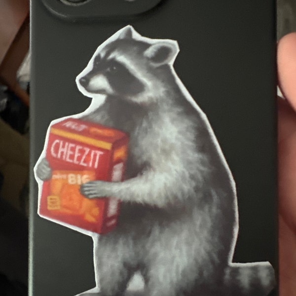 Funny Raccoon Sticker With Original Raccoon Art by Sarah Becktel ...