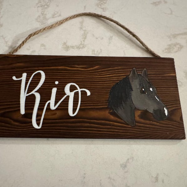 Horizontal Stall Sign - Etsy