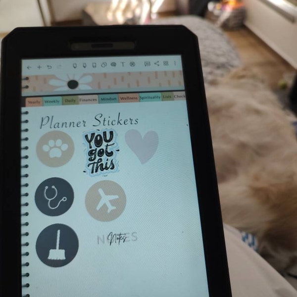 Digital Stickers for Digital Planners ~ 500 Cozy Winter Digital ...