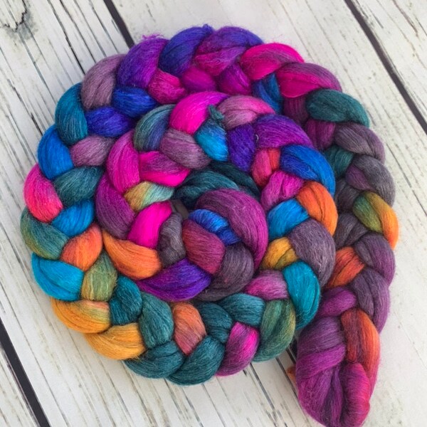 Tussah Silk Top Undyed / Tussah Silk Roving / 2oz 4oz 8oz - Etsy