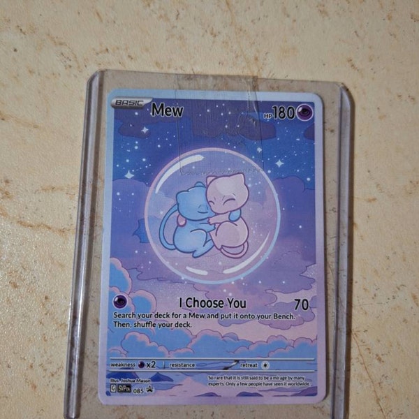 Mewtwo Strikes Back Card Custom Made - Etsy