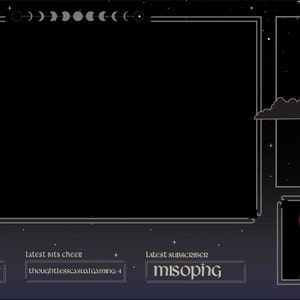 Supernova Galaxy Complete Twitch Stream Overlay Pack Animated Overlays ...