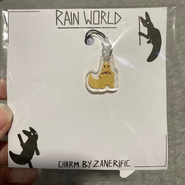Slugcat Rain World Phone Charms / Keychains - Etsy