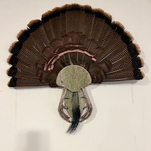 Barn Wood Multi Beard Turkey Fan/ Plaque - Etsy