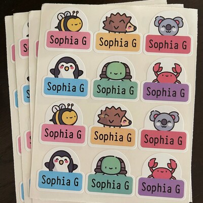 Cute Dishwasher Safe Labels Cute Daycare Labels Cute Waterproof Labels ...