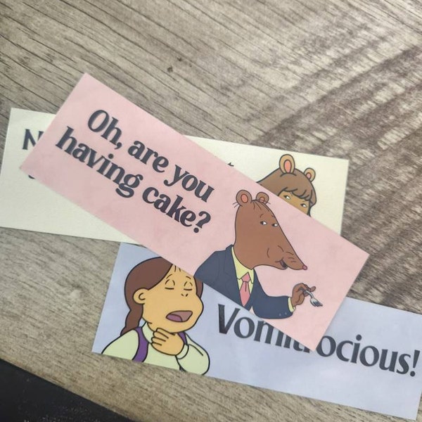 DW Library Card Sticker, Now I Know What True Power Feels Like, Arthur ...