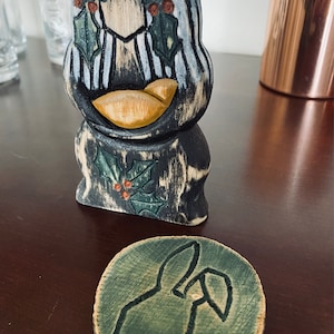 Cernunnos Statue Green Man Horned God Pan Herne the Hunter - Etsy