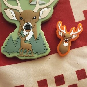 Orange Buck Focal Beads and Camouflage 15mm Silicone Bead Mix ...