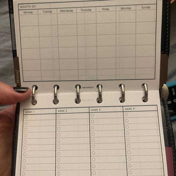 Printable Planning Sticky Notes With Deco, Template Sticky Notes, PDF ...