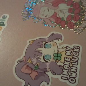 Bread Cat Stickers: Toast Cat, Loaf Cat and Cheese Cat. Funny Red Cat ...